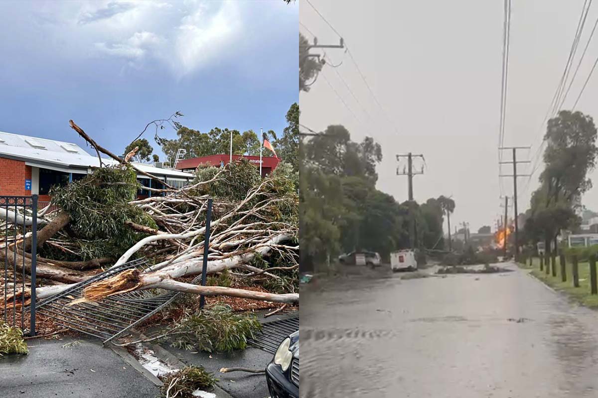 Melbourne Smashed By Wild Weather As Storm Sweeps Central Areas